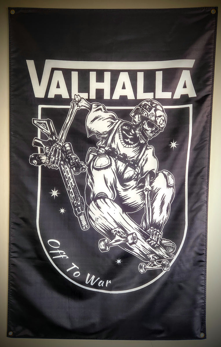 Off To War Flag – Valhalla Company